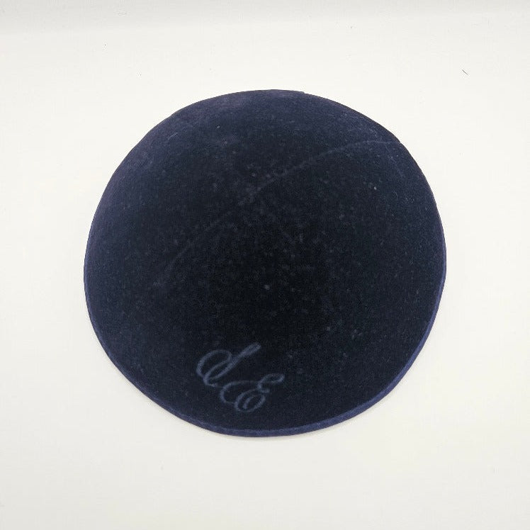 Navy Velvet Kippot – Kippotopia